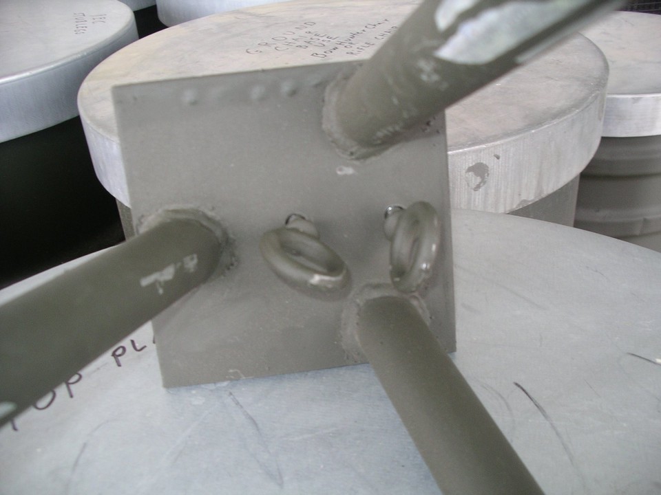 Tripod Winch Up Top Plate Header (USA Made) w/1 Pulley Deer/Game Feeder ...