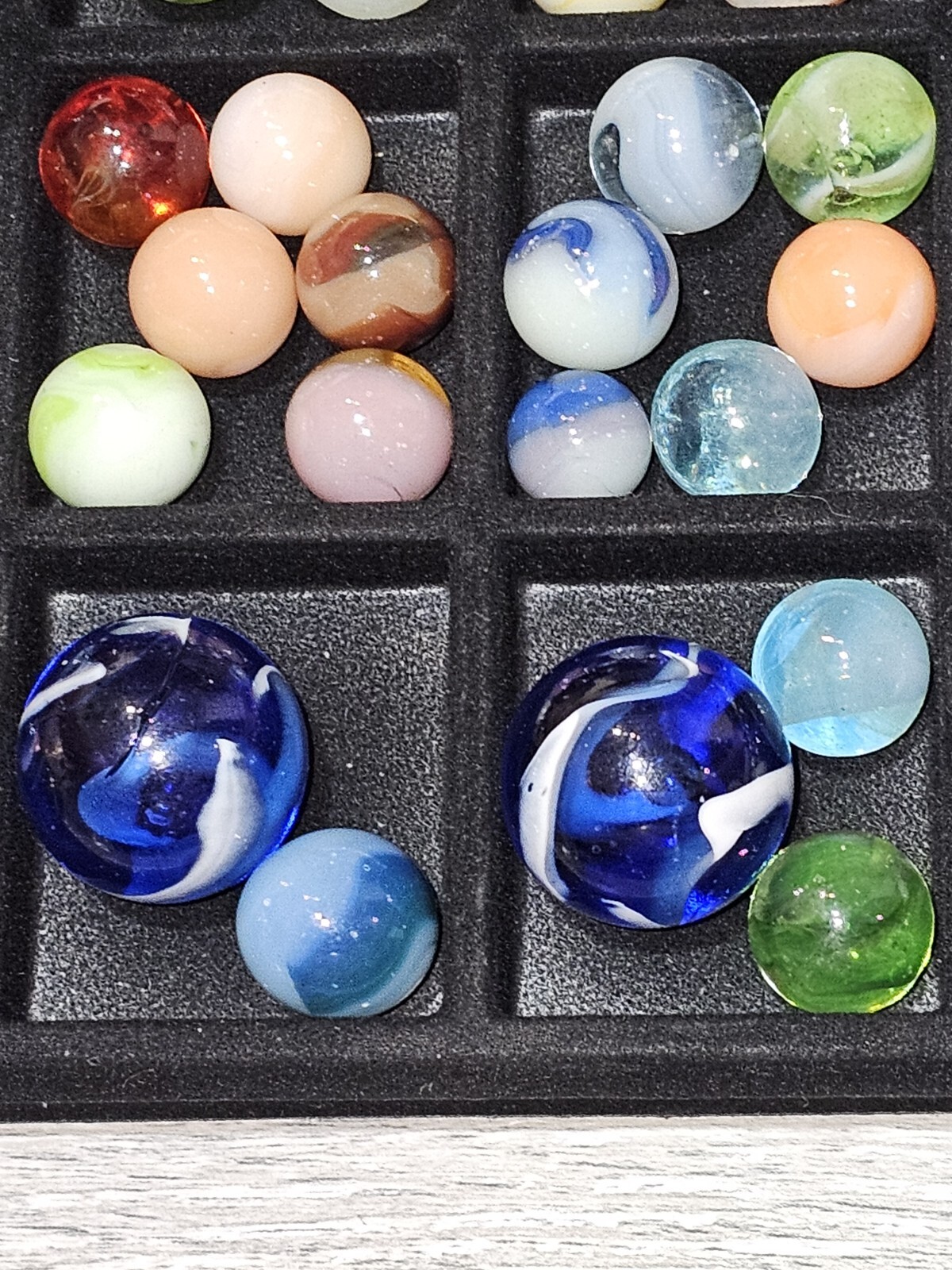 old estate marbles COLORFUL lot of AWESOME vintage Marbles Sold As ...