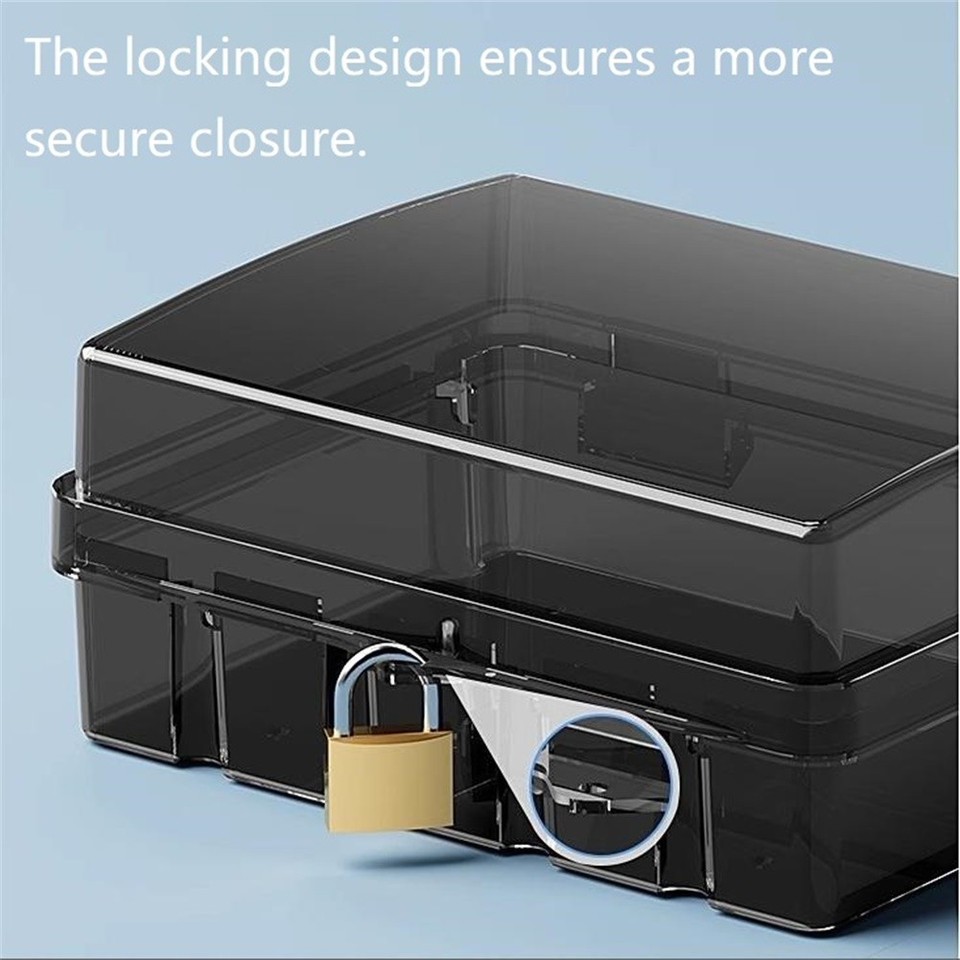 Waterproof Cord Box Outdoor Charging Sealed Construction Lock Hole ...