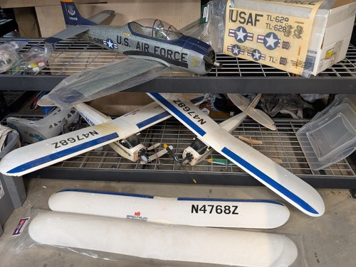 Silver T-28D Trojan and Super Cubs. Parkzone - Hobbyzone RC Planes and ...