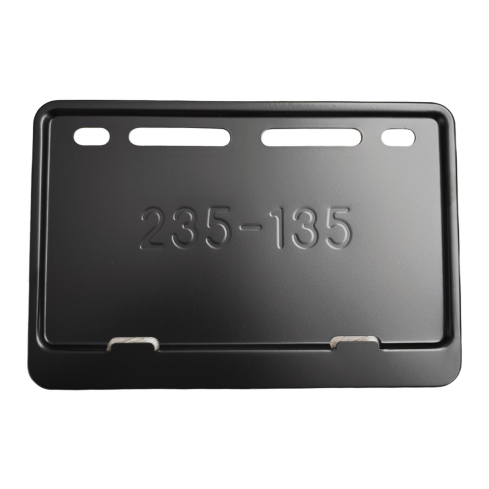 Motorcycle License Plate Frame Carbon Fiber Design for Philippine ...