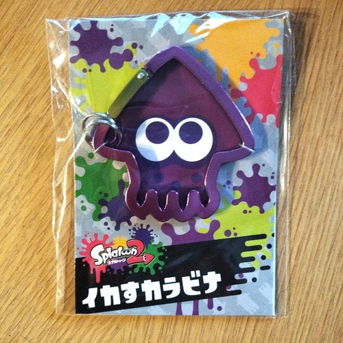 Splatoon Squid Carabiner Purple | eBay UK