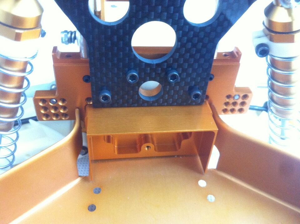 Aluminum Rear Bulkhead Blue For Team Associated RC10 6323 Dhawk Racing ...