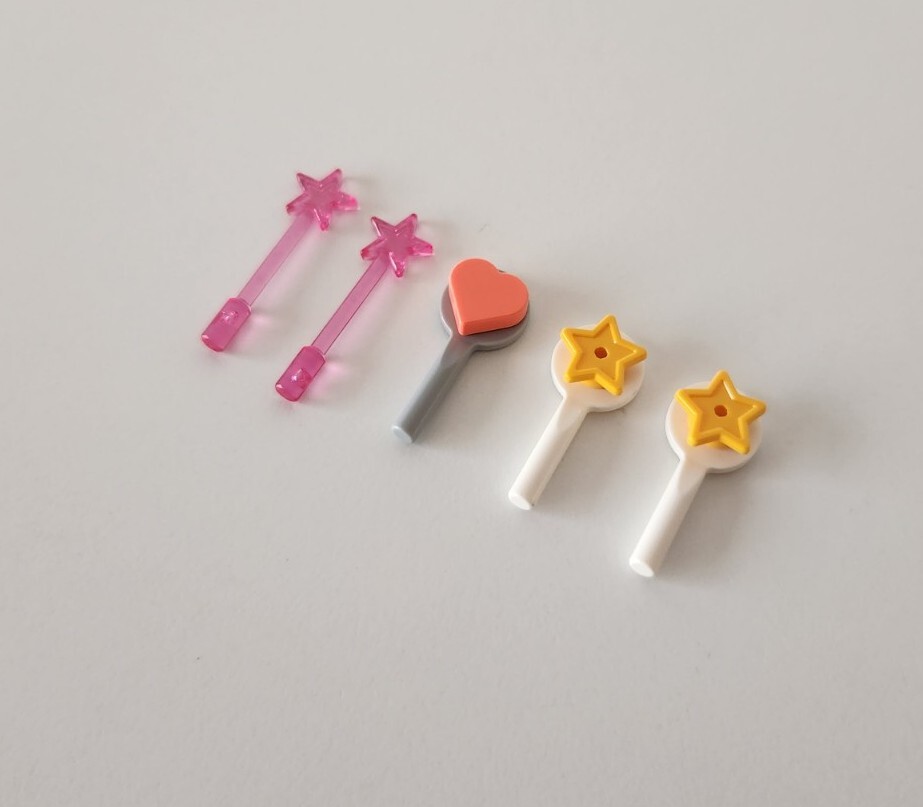 LEGO Friends Minifigure pink Magic Wand 6124 28681 star 11609 heart ...