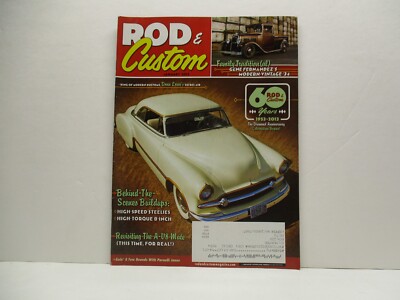 Jan. 2013 Rod & Custom Magazine Rat Ford Chevy Dodge Engine Truck ...