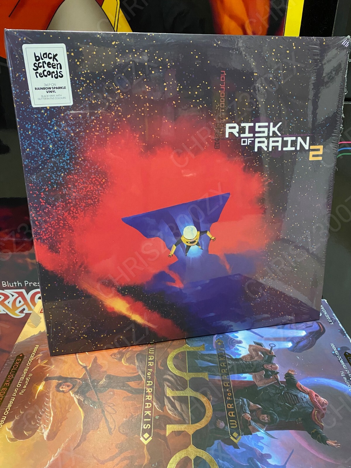 Risk of Rain 2 II Vinyl Record Soundtrack 3 LP Rainbow Sparkle Black ...