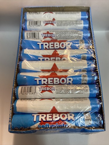 trebor soft mints Spearmint 40x44.9g Full Box | eBay