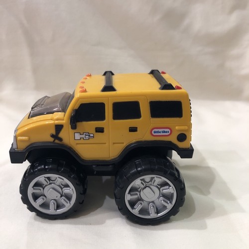 Little Tikes Hummer H2 Yellow Rev & Go Vehicle Toy Car SUV | eBay