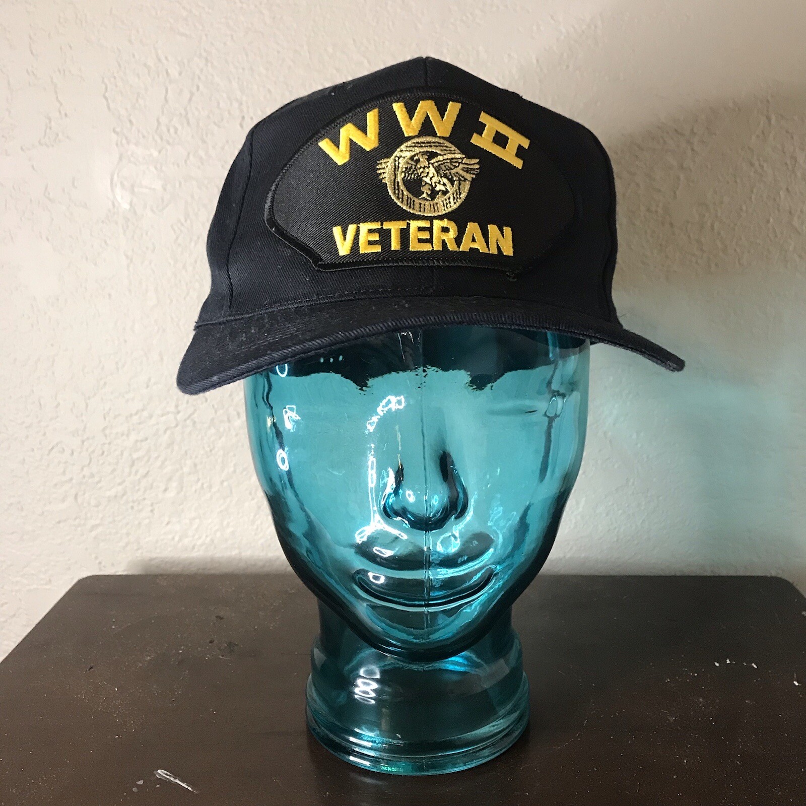 WWII Veteran Trucker Hat Snapback Patch - Gem