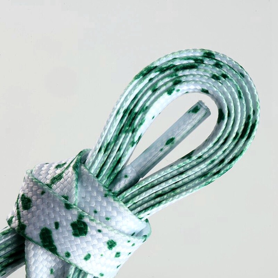 Splash-ink Flat Shoe laces for Sneakers Shoelace Personalized Printing ...