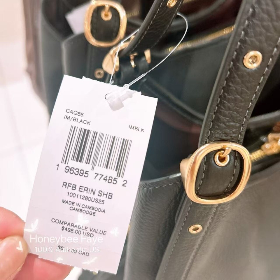 NWT Coach Erin Shoulder Bag In Signature Canvas CAQ87/CAQ86 | eBay