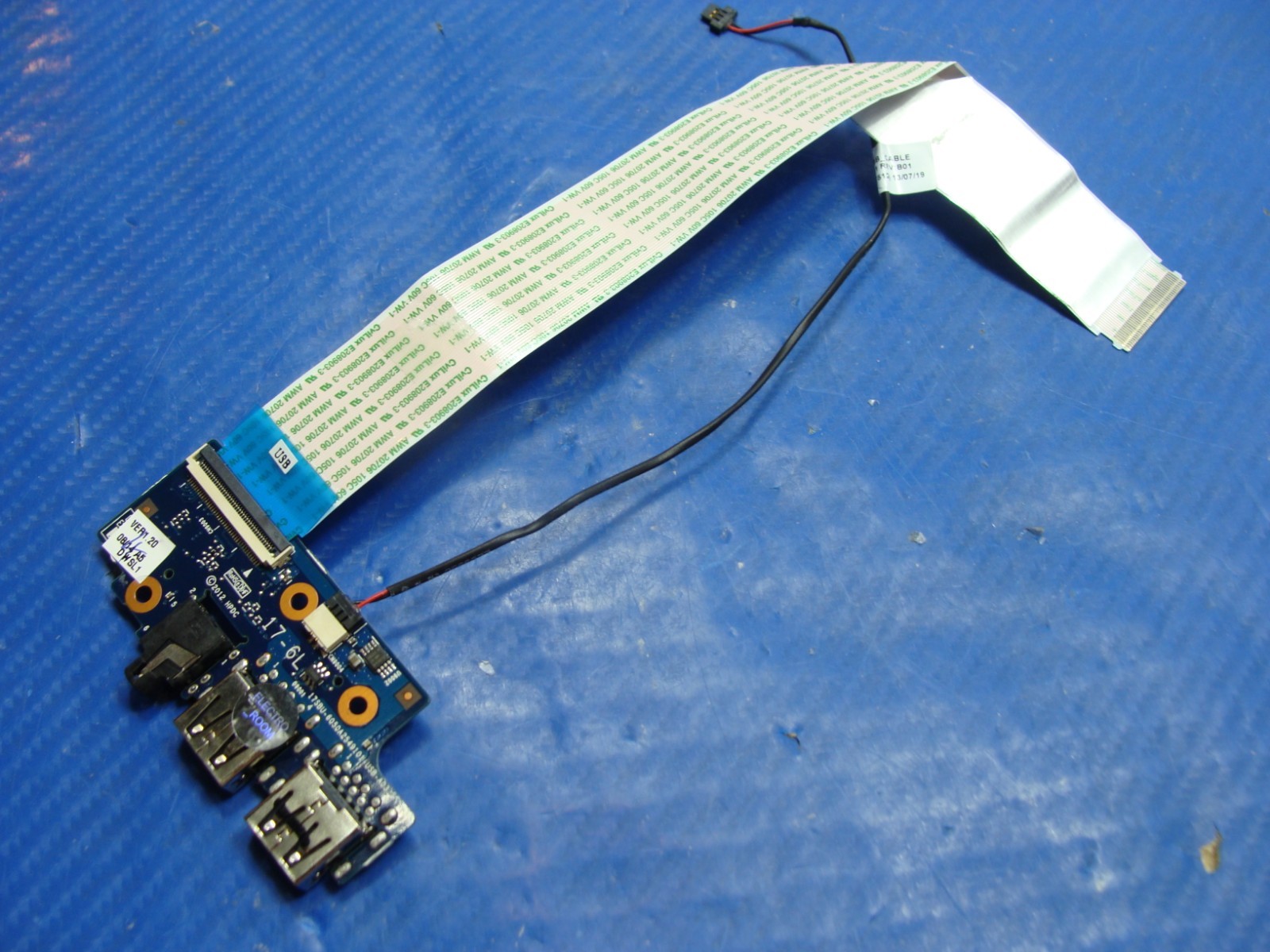 HP Envy TS m7-j020dx 17.3" OEM Dual USB Audio Board w/ Cables ...