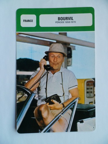 CARTE FICHE CINEMA BOURVIL PERIODE 1958-1970 | eBay
