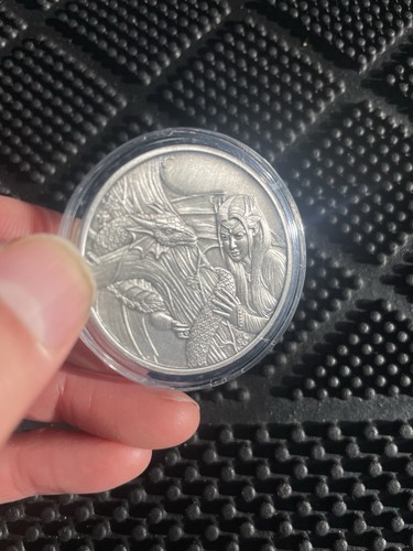 2 One Oz Silver Coins Anne Stokes And Pinehurst Erik BloodAxe | eBay