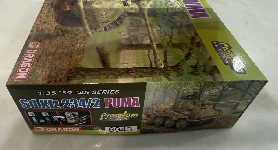 Dragon 1/35 Premium Edition Sd.kfz. 234/2 PUMA 6943 - FREE SHIPPING ...