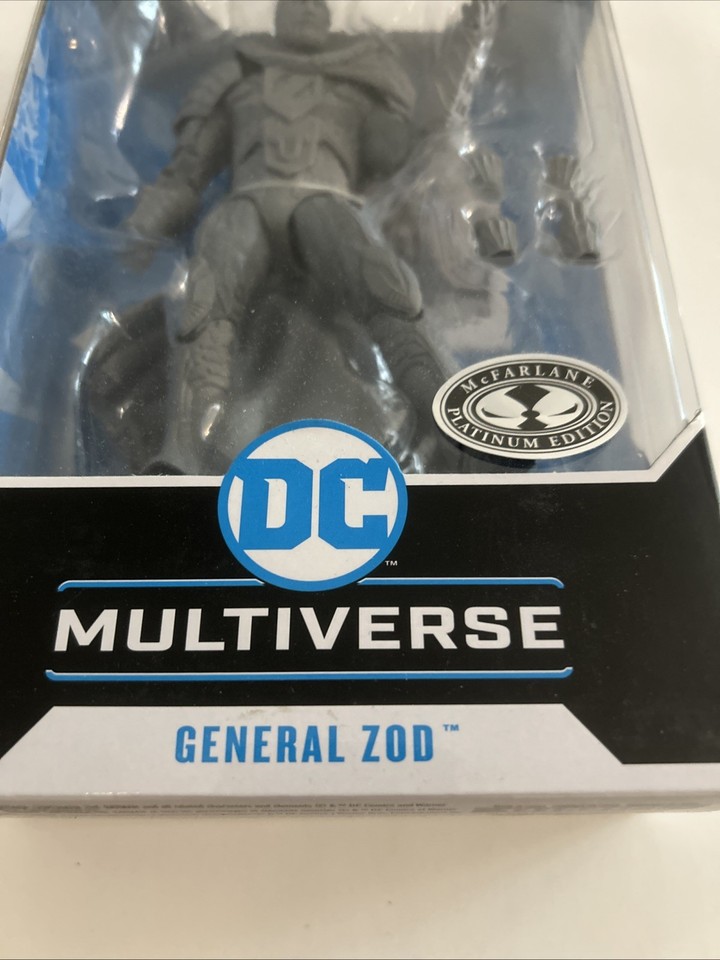 DC Multiverse McFarlane Toys General Zod Platinum Edition Action Figure ...