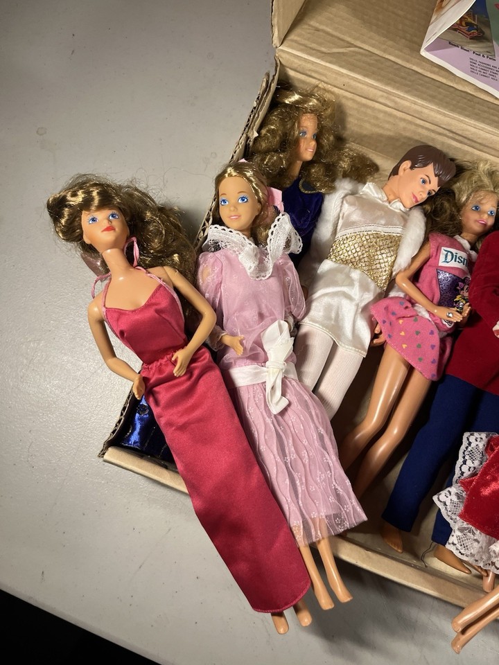 Lot of Vintage Barbie & Ken Dolls 1980s Mattel Clothes Accessories | eBay