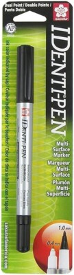 Sakura IDenti-Pen Permanent Dual-Point Pen-Black - 6 Pack | eBay