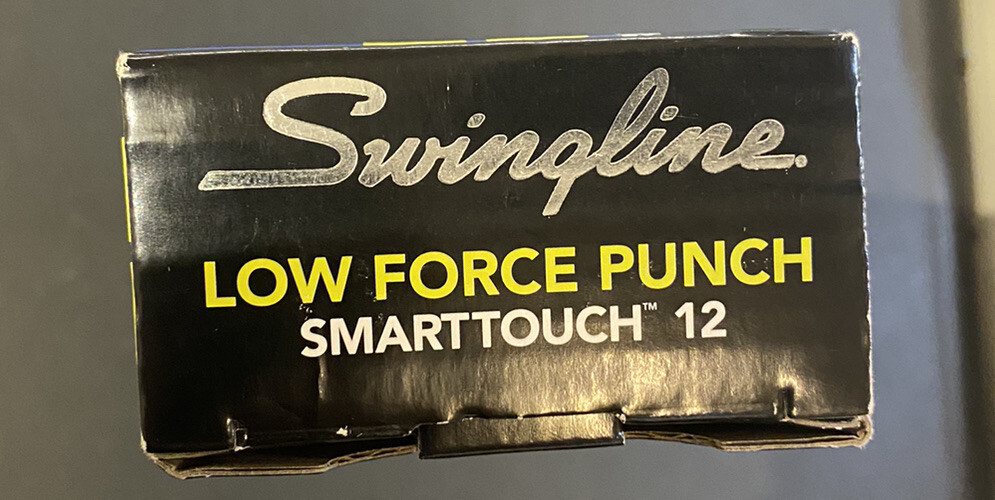3 Ring Whole Punch - Swingline SmartTouch 3-Hole Punch, Low Force, 12 ...