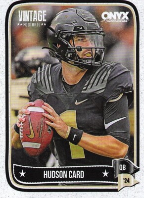 2024 Onyx Authenticated Vintage Football, Hudson Card, Purdue | eBay