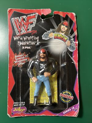 WWF BendEm Figure X-Pac Red Card vintage 1998 Series 9 | eBay