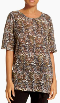 IRO Print Punctured Linen Tee Zebra NWT $200 | eBay