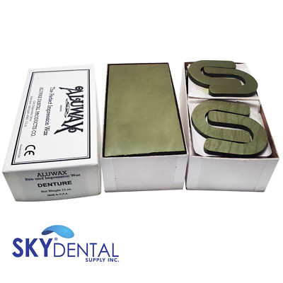 Aluwax Bite and Impression Wax - Denture (D-001) / U-Shape Bite Wafer ...