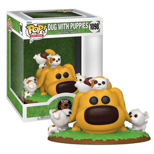 Dug Days Dug with Puppies Exclusive Pop! Deluxe Figure #1098 | eBay