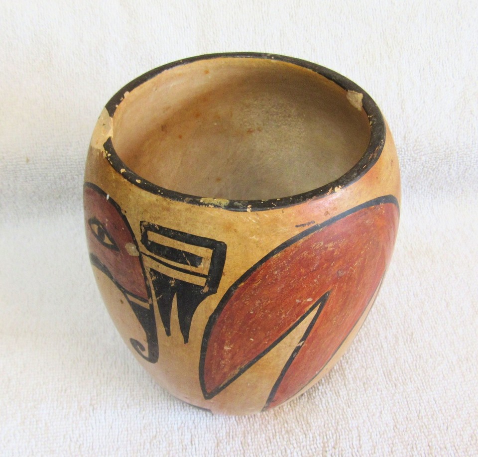 Rare Antique Hopi Indian Sikyatki Revival Design Pottery Vase Nampeyo ...