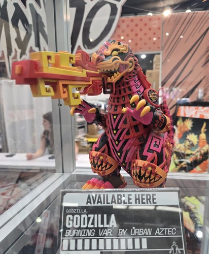 Mondo Godzilla Figure Urban Aztec Burning Variant SOLD OUT IN HAND | eBay