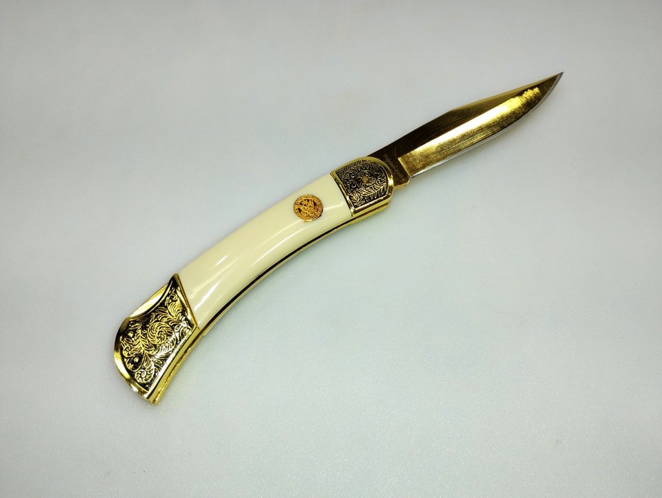 Donald Trump 45th President Pocket Knife MAGA Display Box Signature 9 ...