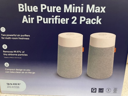 Blueair Blue Pure Mini Max Air Purifier 2 Pack | eBay