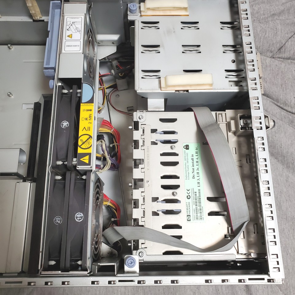 Vintage retro / sleeper PC case - huge beige tower server - HP ...