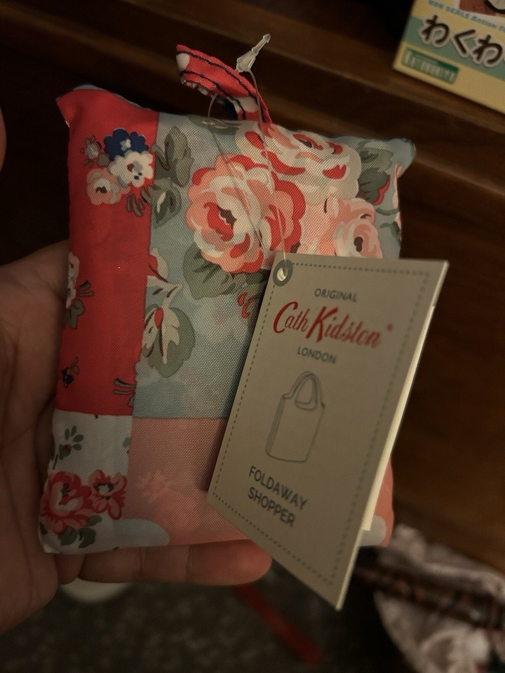 Cath Kidston Reusable Foldaway Shopper Patchwork floral Light Weight ...