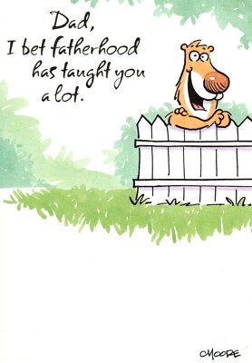 Funny Happy Father's Day Dad Problem Child Bad Kid Ambassador Greeting ...