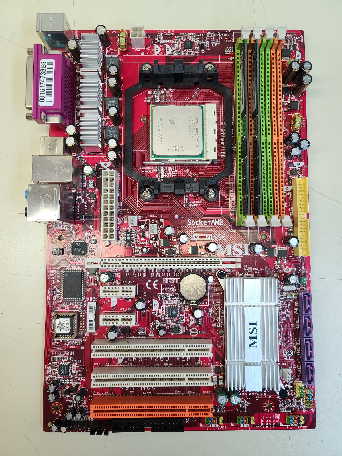 MSI K9N Neo V1.0 MS-7260 + AMD Athlon 64 X2 4800+ + 2GB COMBO TESTED | eBay