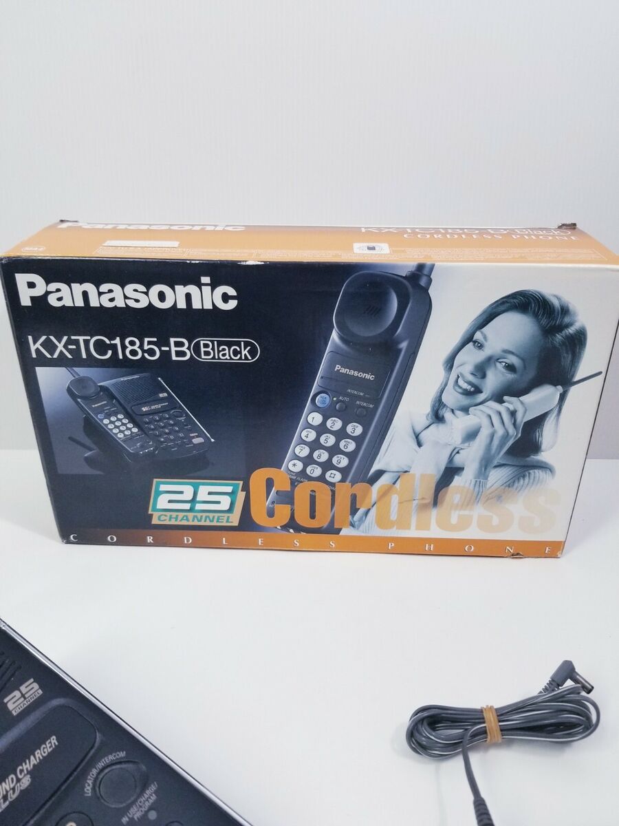 GENTLY USED Panasonic Cordless Telephone 25 Channel KX-TC185 GENTLY USED Panasonic Cordless Telephone 25 Channel KX-TC185