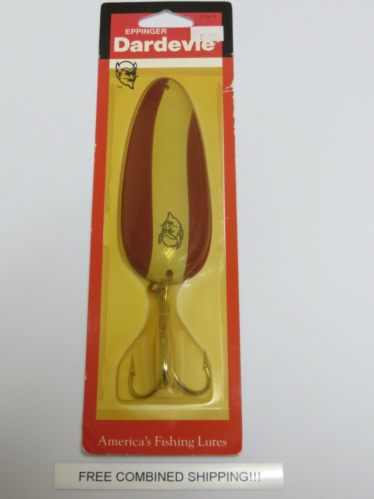 Eppinger Dardevle Huskie Jr 716 Red White Swirl 2 Oz. Muskie Pike Lure ...