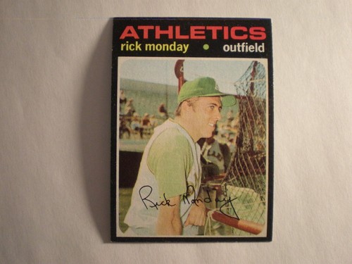 1971 Topps Baseball Athletics Rick Monday Card # 135 | eBay