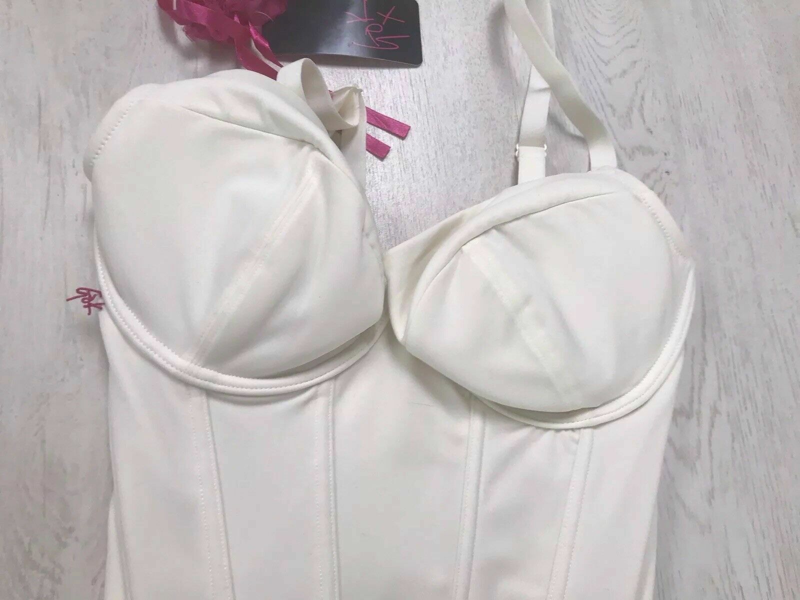 BNWT GOK WAN BOOBILICIOUS IVORY BASQUE/CORSET - WEDDING - SIZES 30B ...