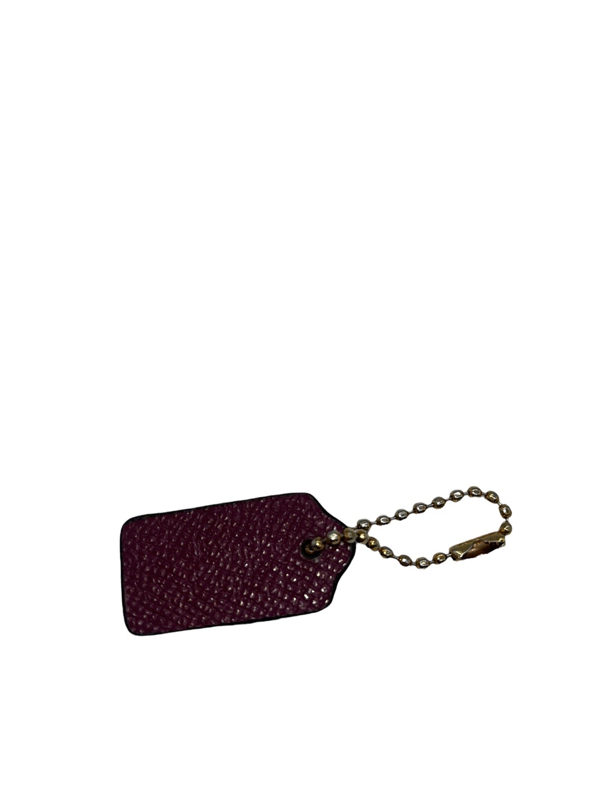 Coach Burgundy Patent Leather Replacement Hang -Tag W… - Gem