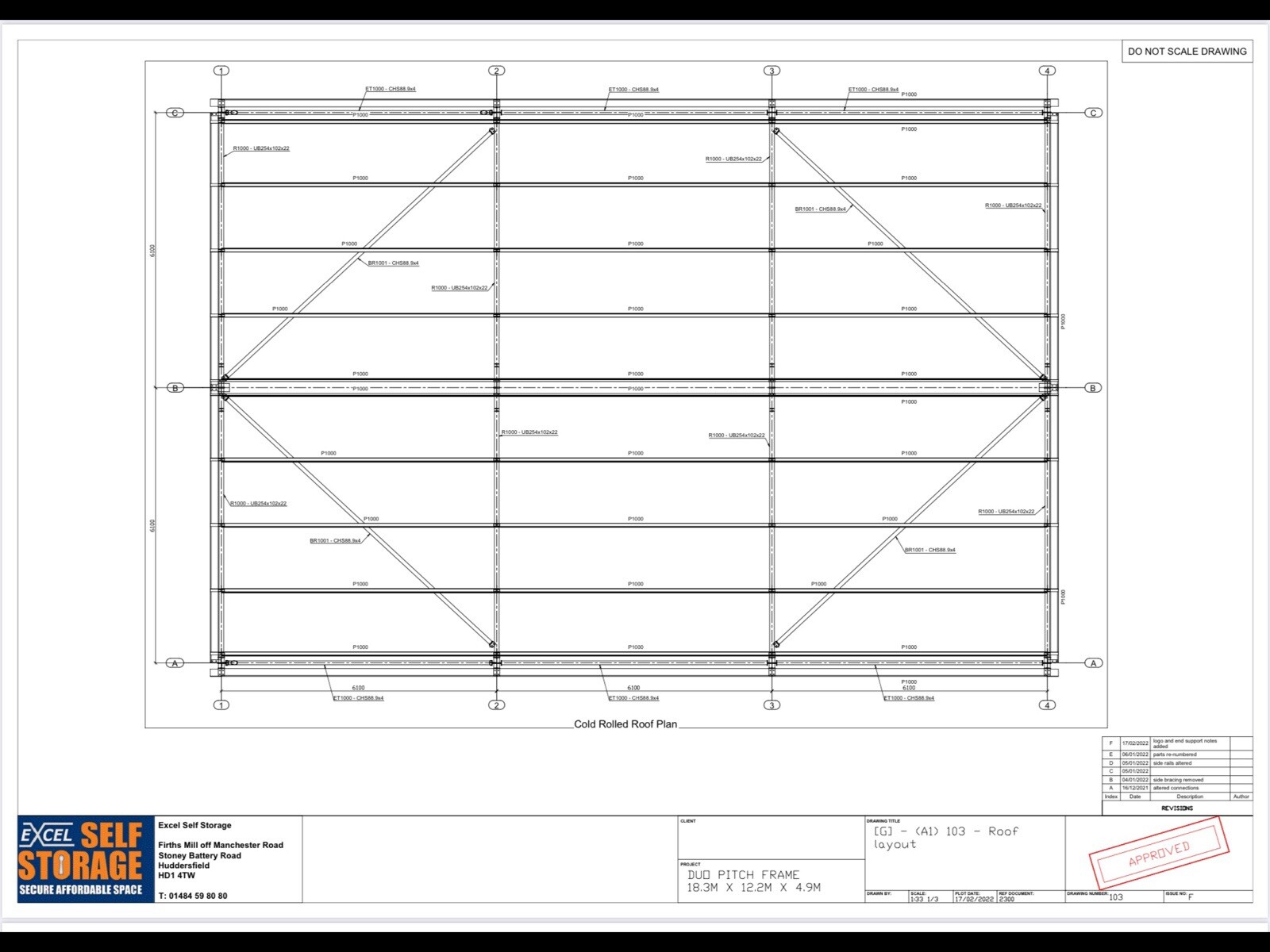 CE Steel Framed Building Portal Frame Kit Building Self Storage Farm ...
