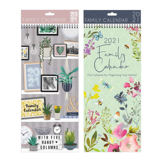 Tallon Family Calendar with 5 Columns: Home & Botani for sale online ...