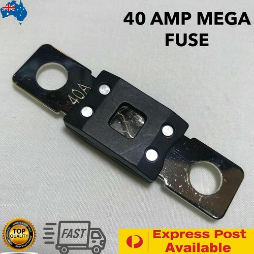 40 AMP Mega Fuse Heavy Duty Dual Battery Mining System High Current 40A ...