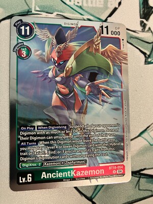 AncientKazemon BT18-054 R Digimon Release Special Booster 2.0 NM | eBay