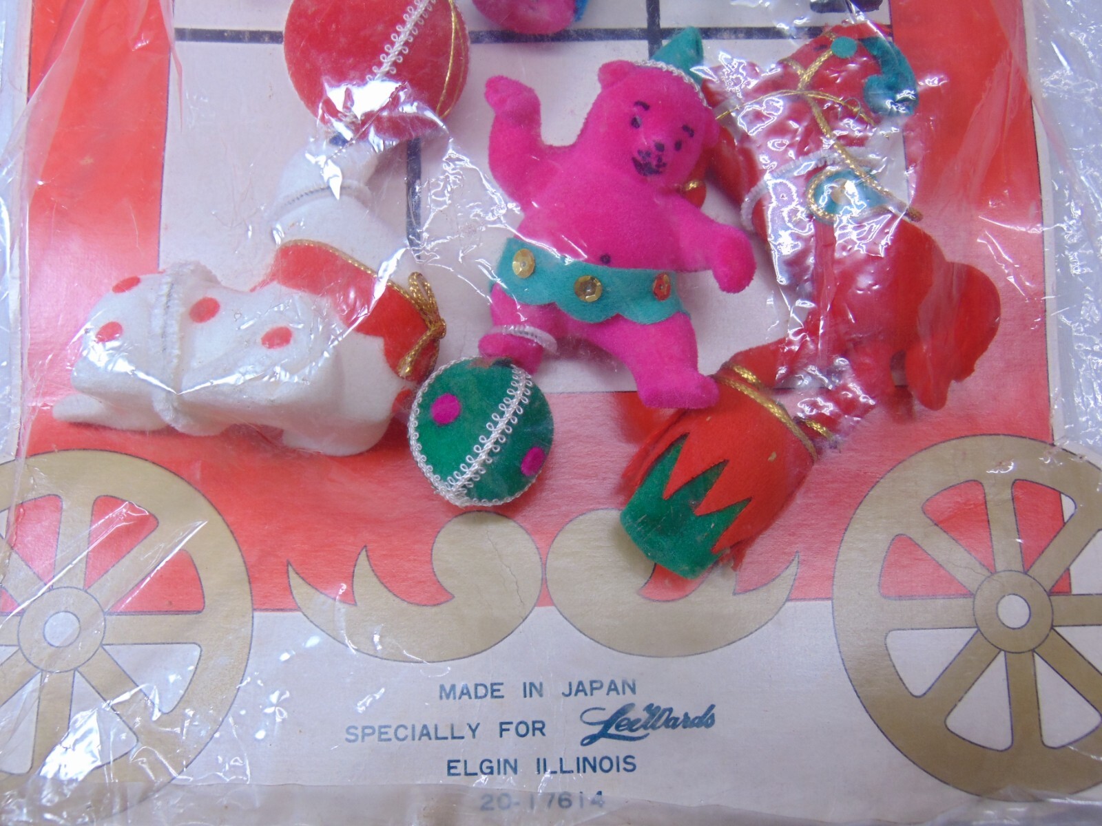 Vintage Leewards Lee Wards Christmas Ornament Dexter's Circus Lot of 6 ...