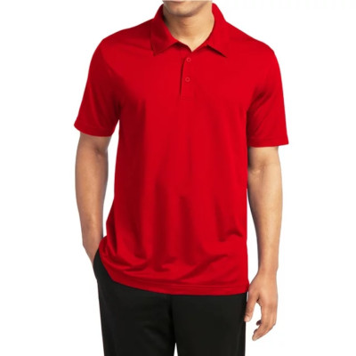 Galaxy Men's Red Dry-Fit Moisture-Wicking Polo Shirt Size 3XL | eBay