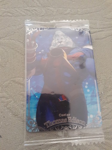Caster Thomas Edison Fate Grand Order FGO Wafer Card Vol 4 N 08 Bandai ...