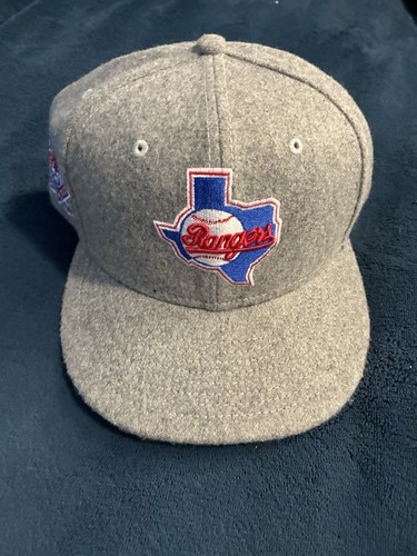 New Era Texas Rangers Cooperstown Collection Wool Fitted Cap 7 1/4 ...