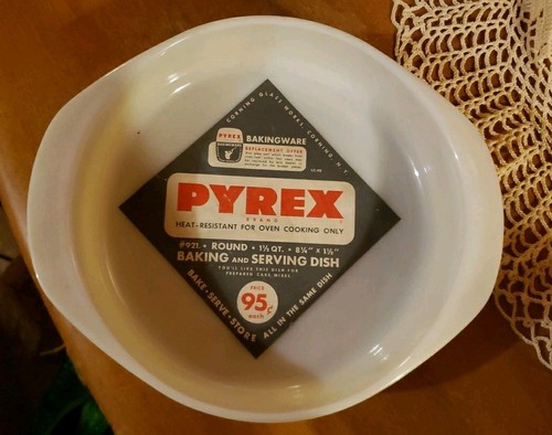 Vintage Yellow Pyrex Baking Dish With Label | eBay